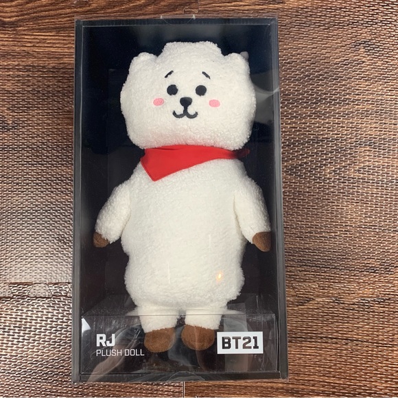 BT21 | Toys | Bt2 Rj Plush 13 Tall Bts Line Friends Official Authentic ...